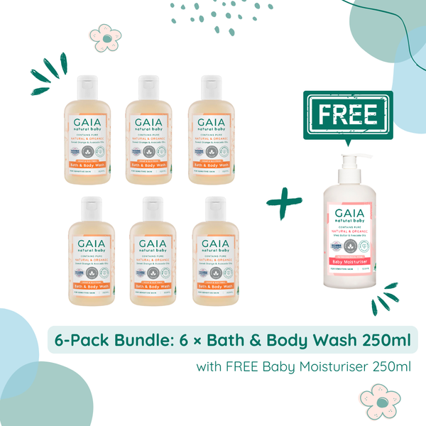 Super Savings! GAIA Wash Bundle (complimentary Baby Moisturiser 25 ...