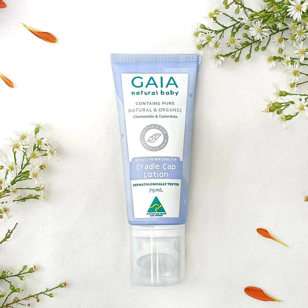 GAIA Natural Baby Cradle Cap Lotion 75ml - with a built-in application ...